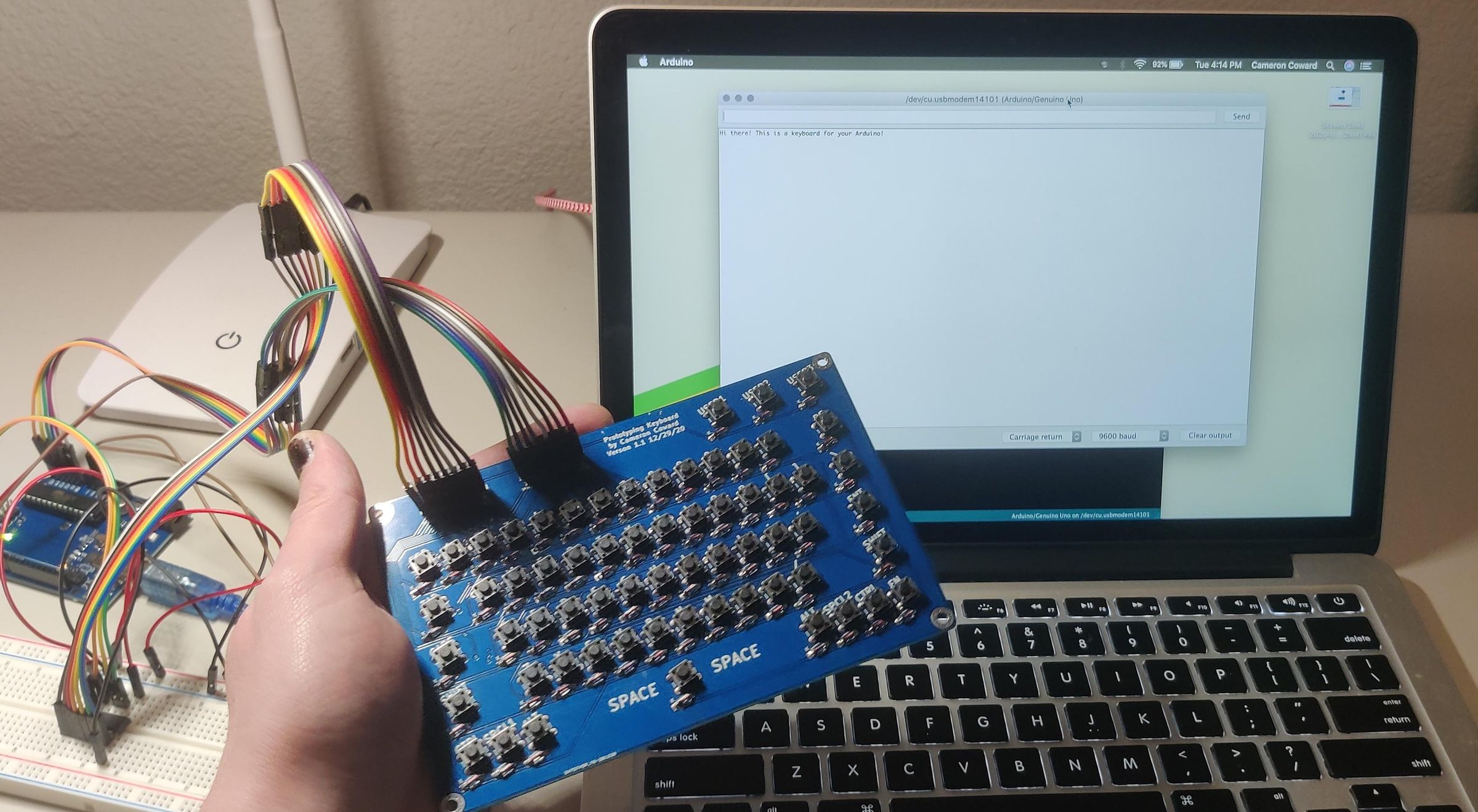 64-Key Prototyping Keyboard Matrix for Arduino : 6 Steps (with Pictures ...