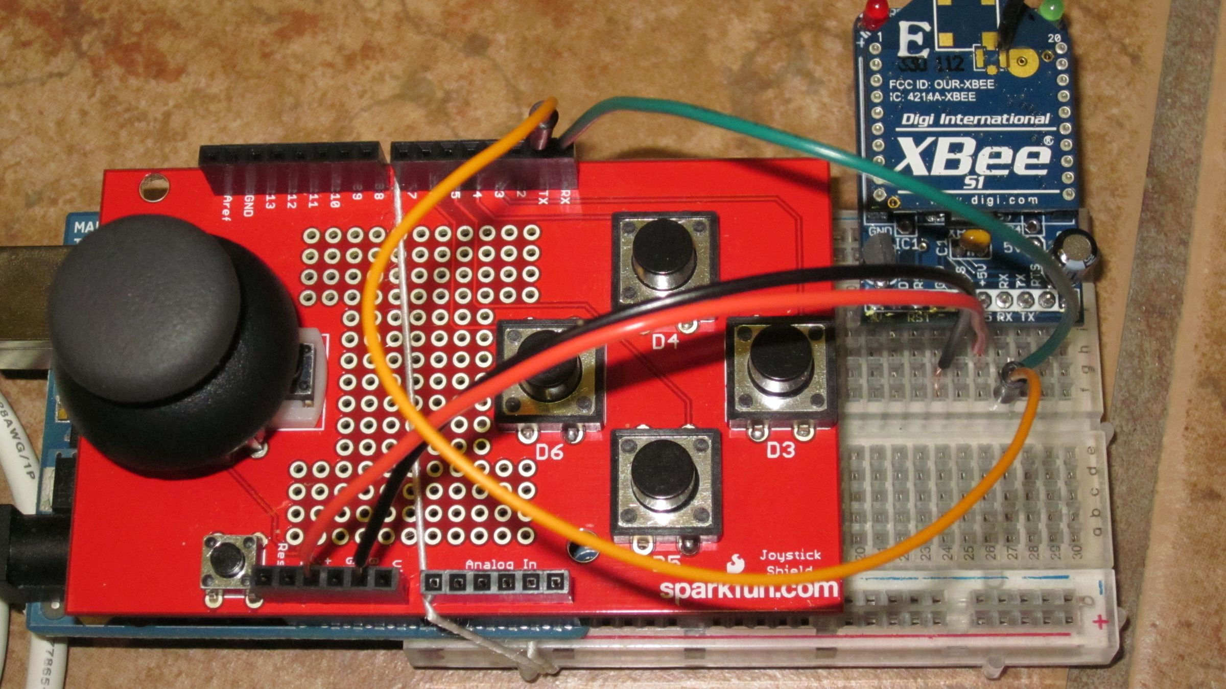 DFRobotShop Rover W/Xbee and Joystick : 4 Steps - Instructables