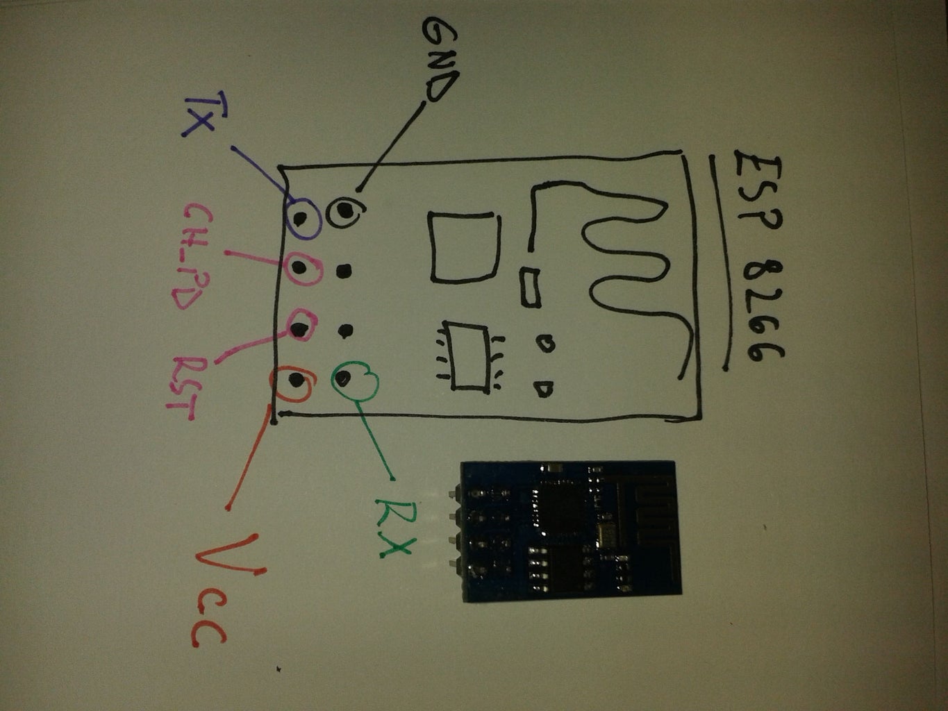 Esp8266 Wi Fi Module Explain And Connection 8 Steps Instructables