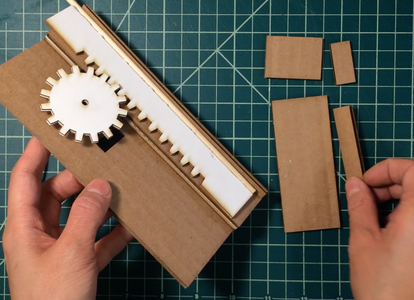 Linear Motion by Rack and Pinion : 8 Steps (with Pictures) - Instructables