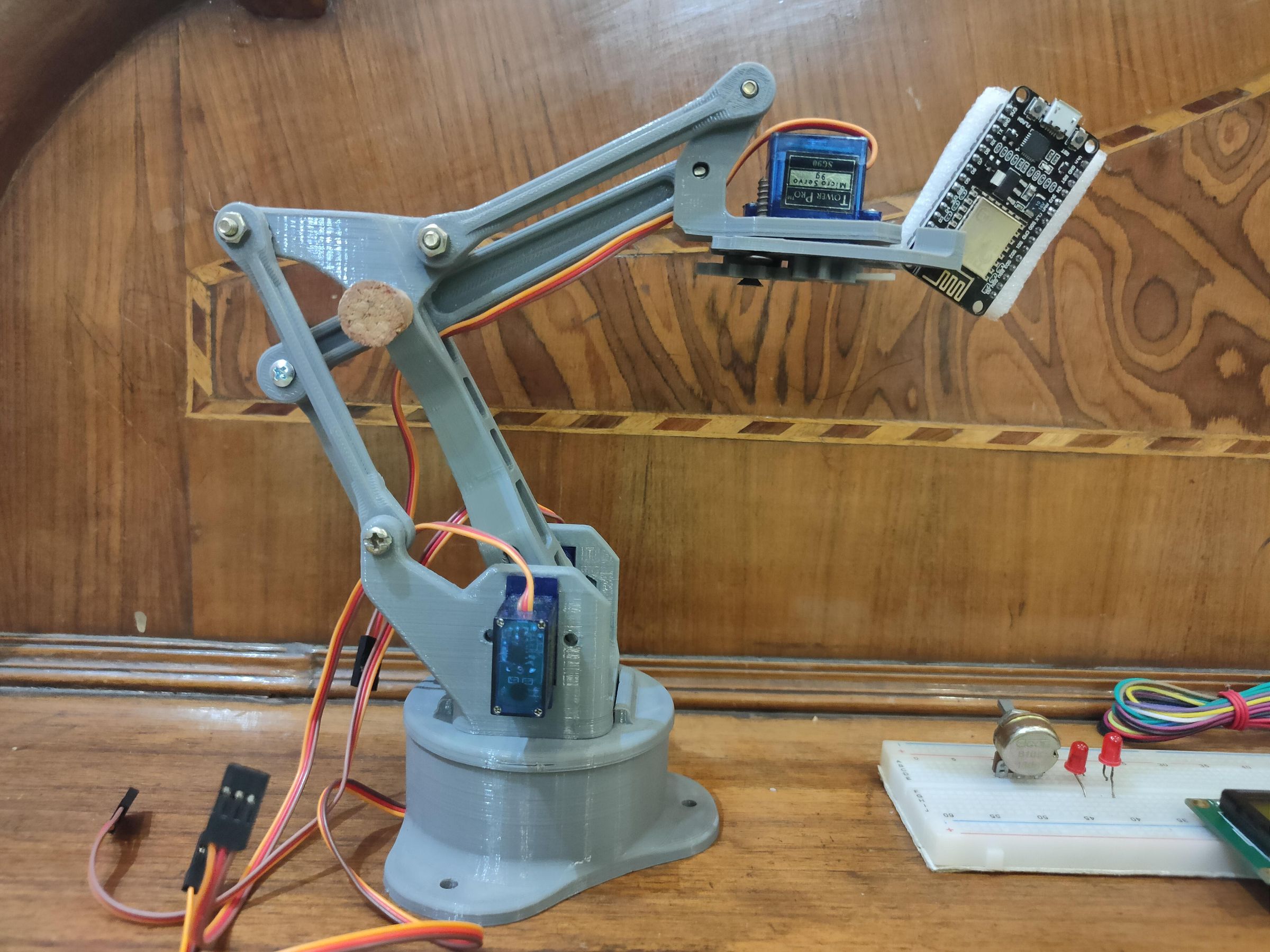 Arm-Bot: 3D Printed 4-DOF Robotic Arm : 7 Steps (with Pictures ...