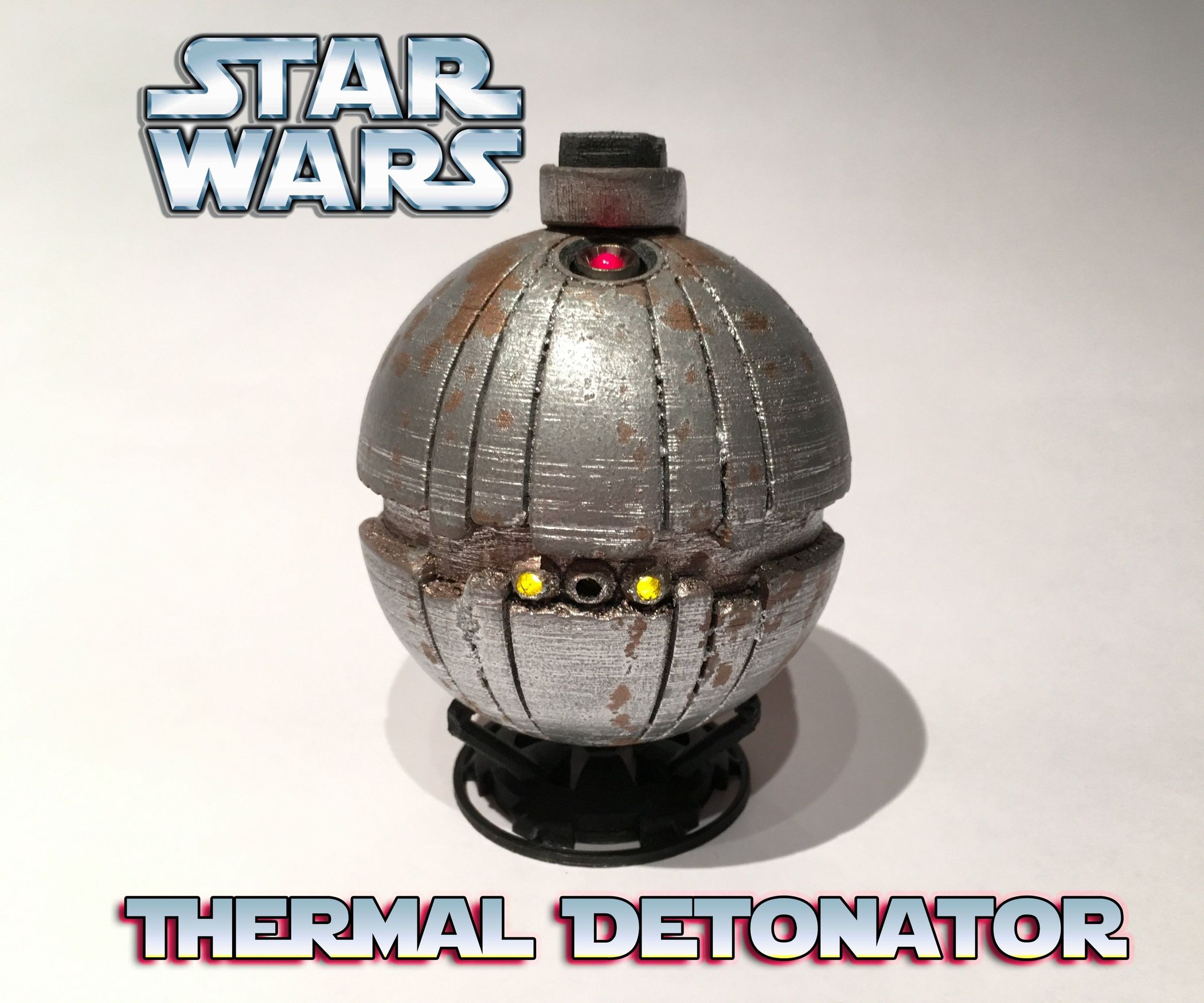 Star Wars Thermal Detonator 3d Printed : 4 Steps (with Pictures ...