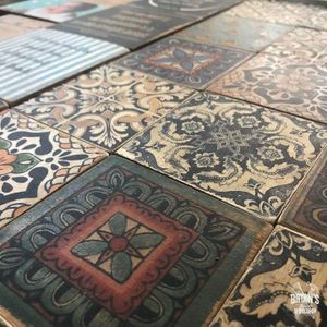 How to Make Classic Wood Tiles With Paper. : 10 Steps (with Pictures ...