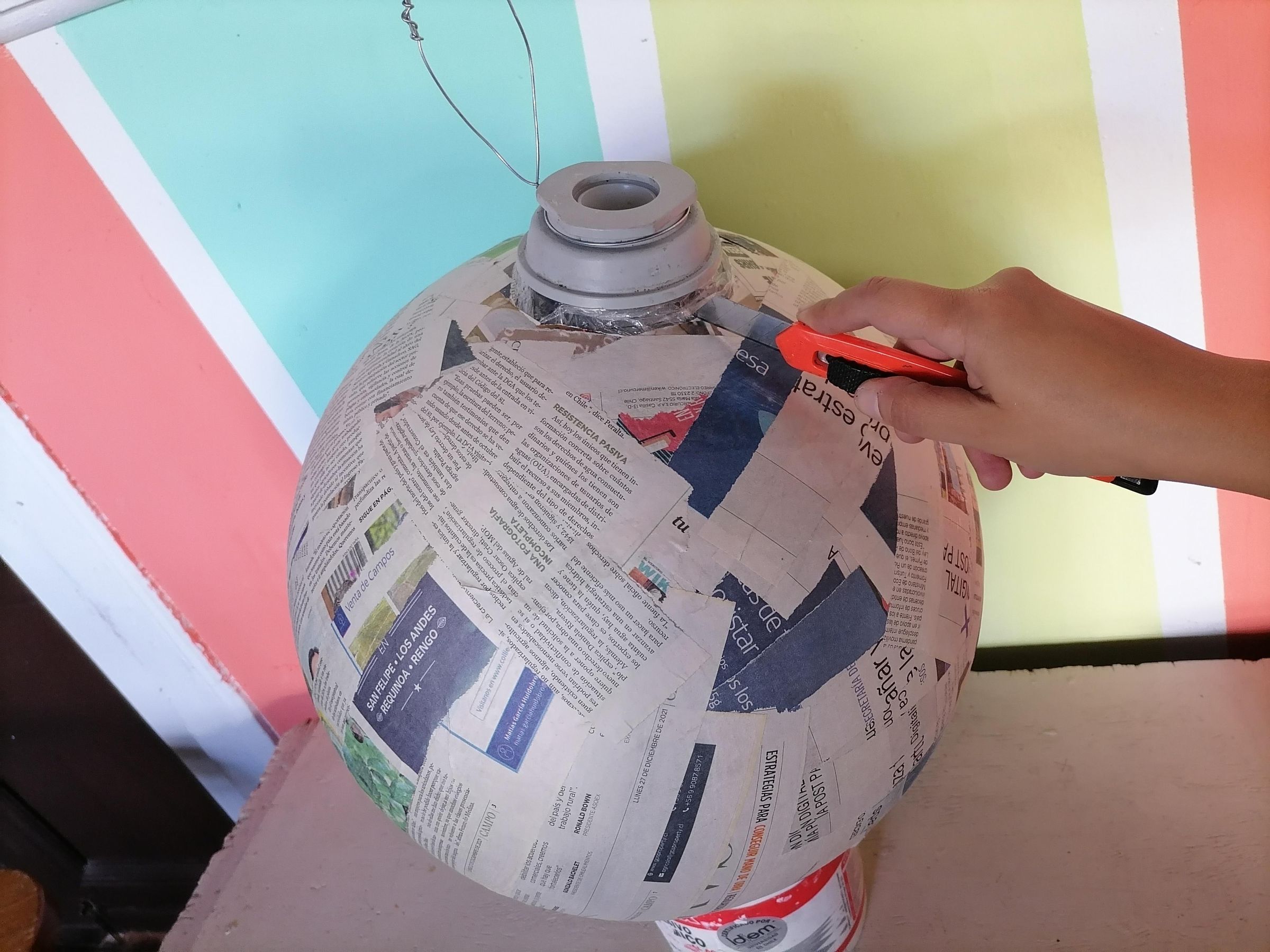 Paper Maché Death Star : 7 Steps (with Pictures) - Instructables
