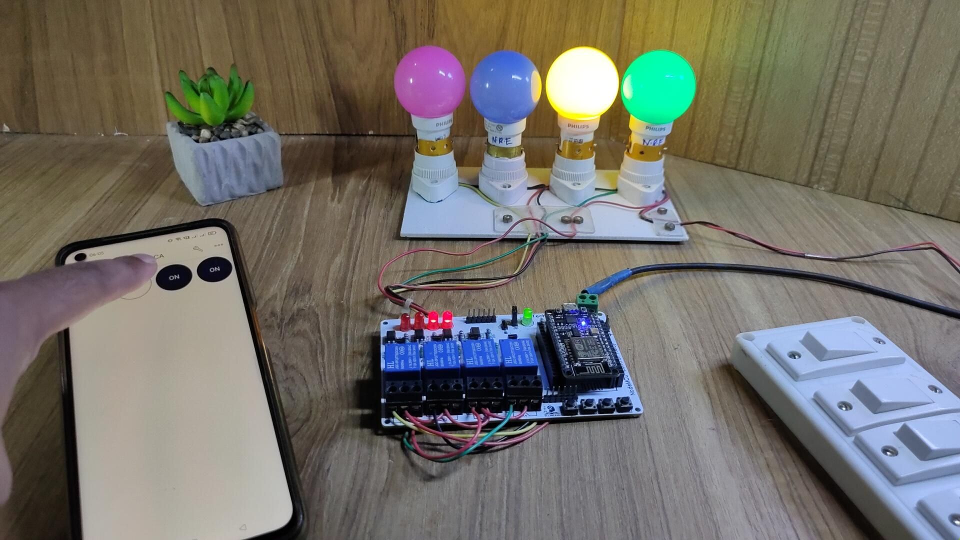 ESP8266 Home Automation Project Using NodeMCU and New Blynk App | IoT ...