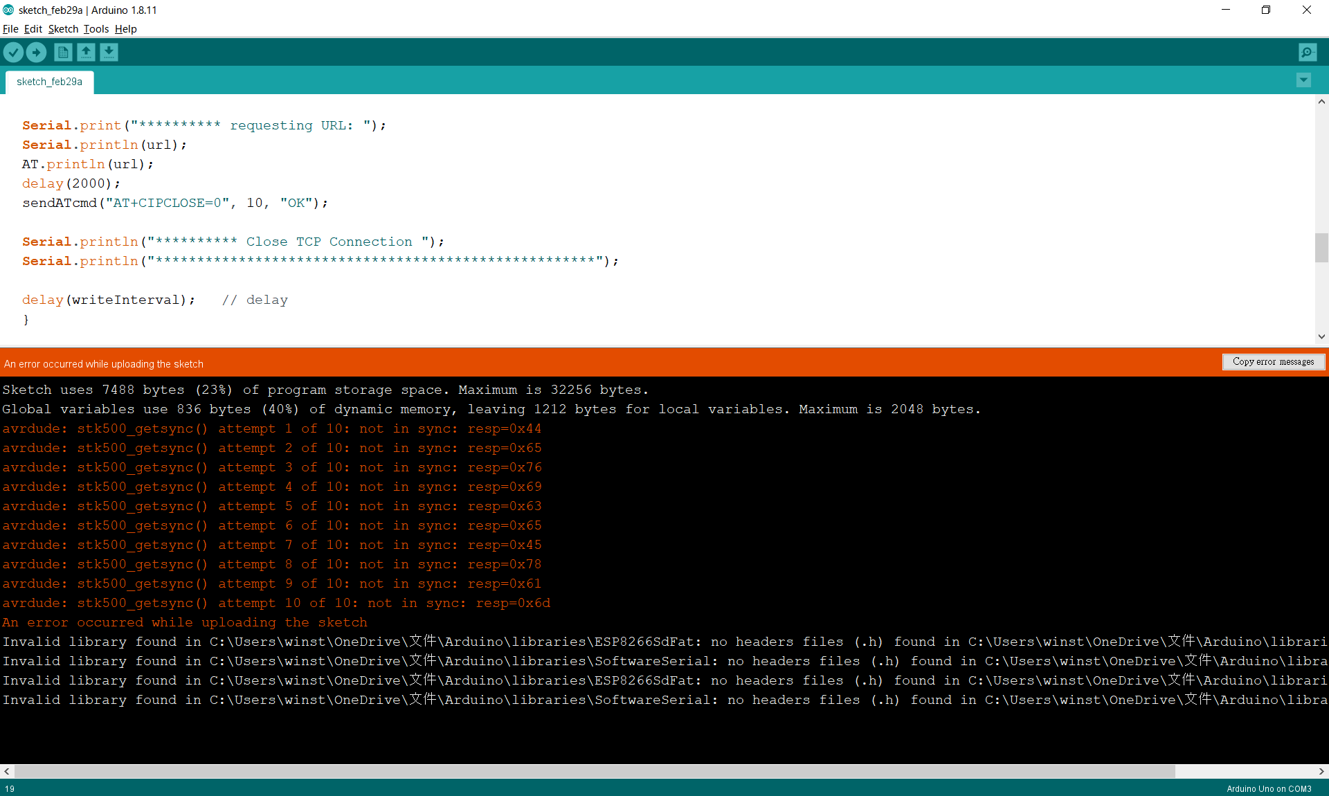 Connecting Arduino WiFi to the Cloud Using ESP8266 : 7 Steps ...
