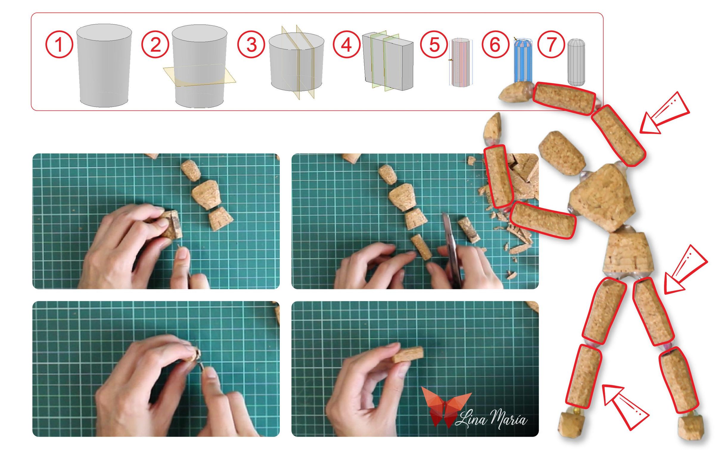 An Ergoman Made Out of Corks : 9 Steps (with Pictures) - Instructables