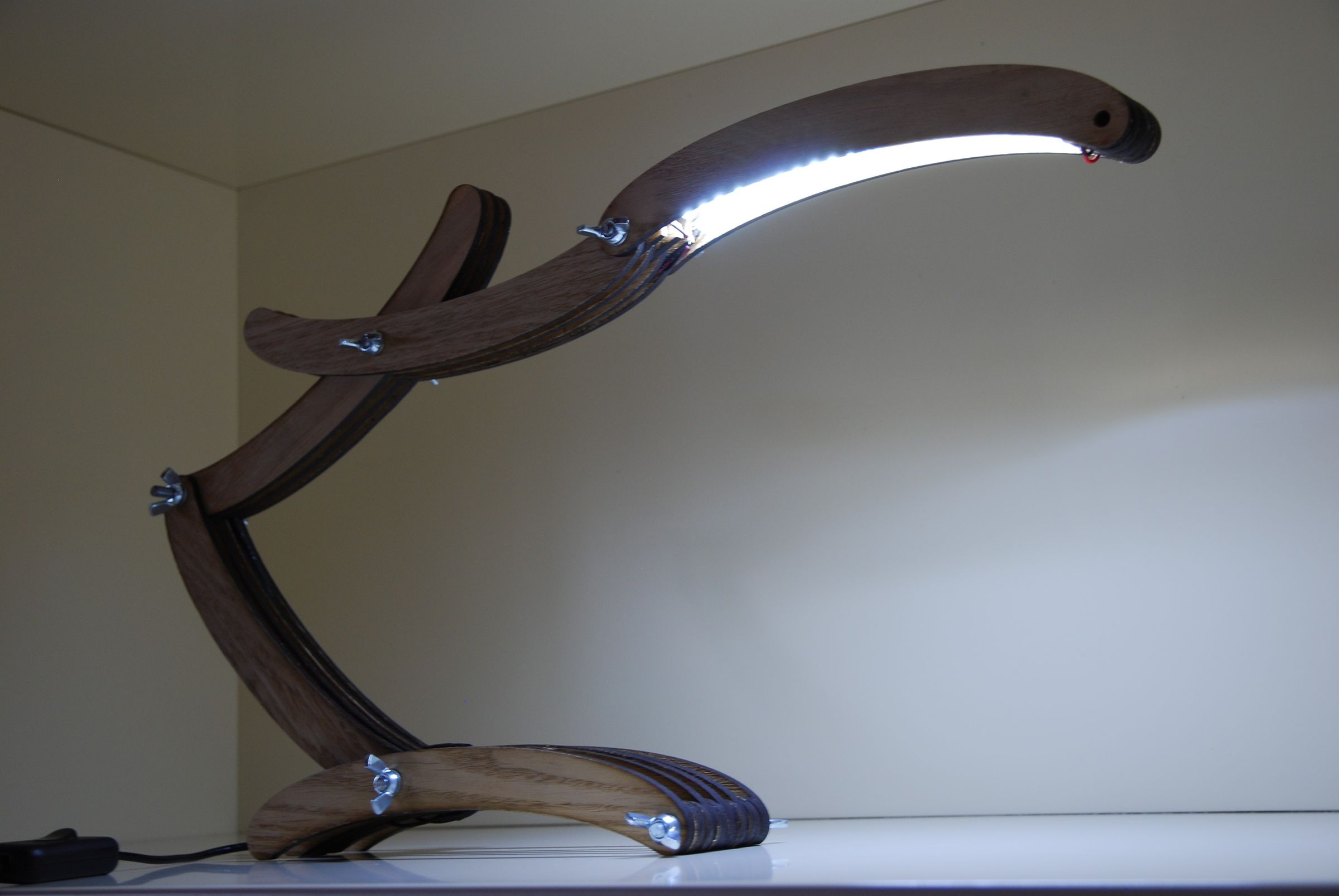Laser-cut Desktop Lamp (LED) : 9 Steps (with Pictures) - Instructables