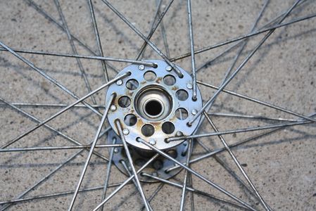 How to Rebuild a Bicycle Front Wheel Hub Using Simple Tools : 7 Steps ...