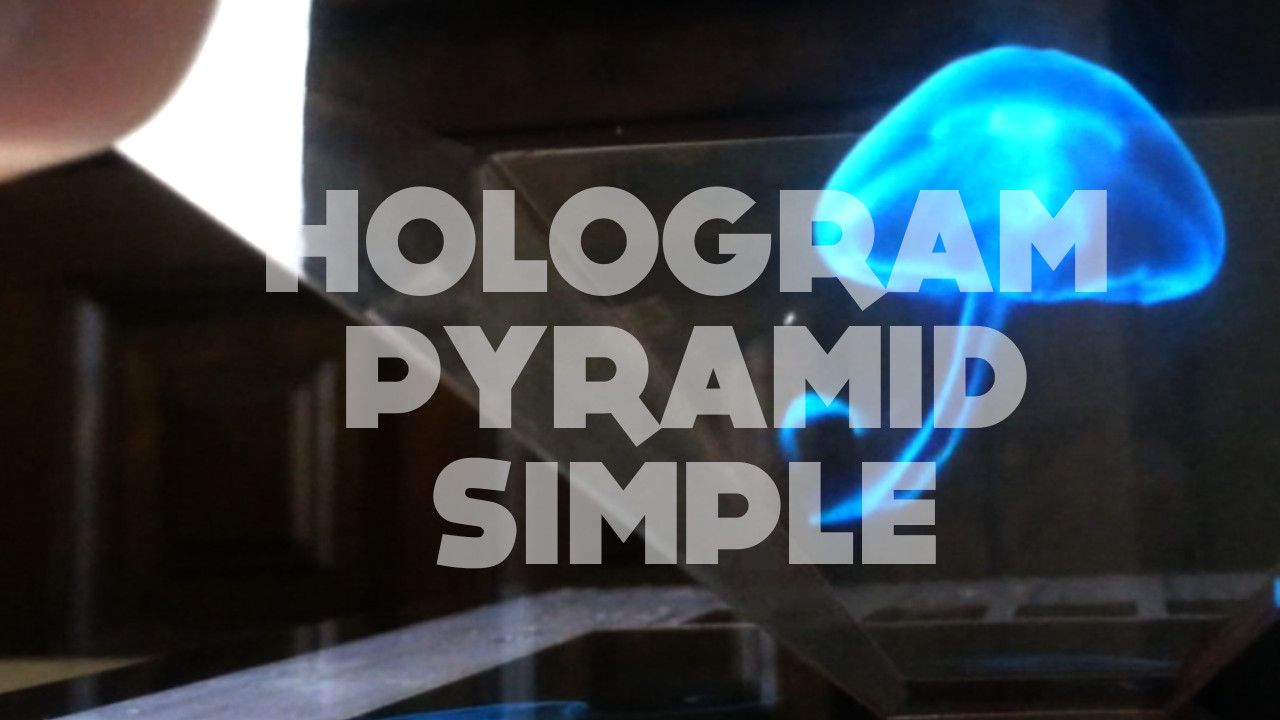 DIY Hologram Pyramid : 5 Steps - Instructables