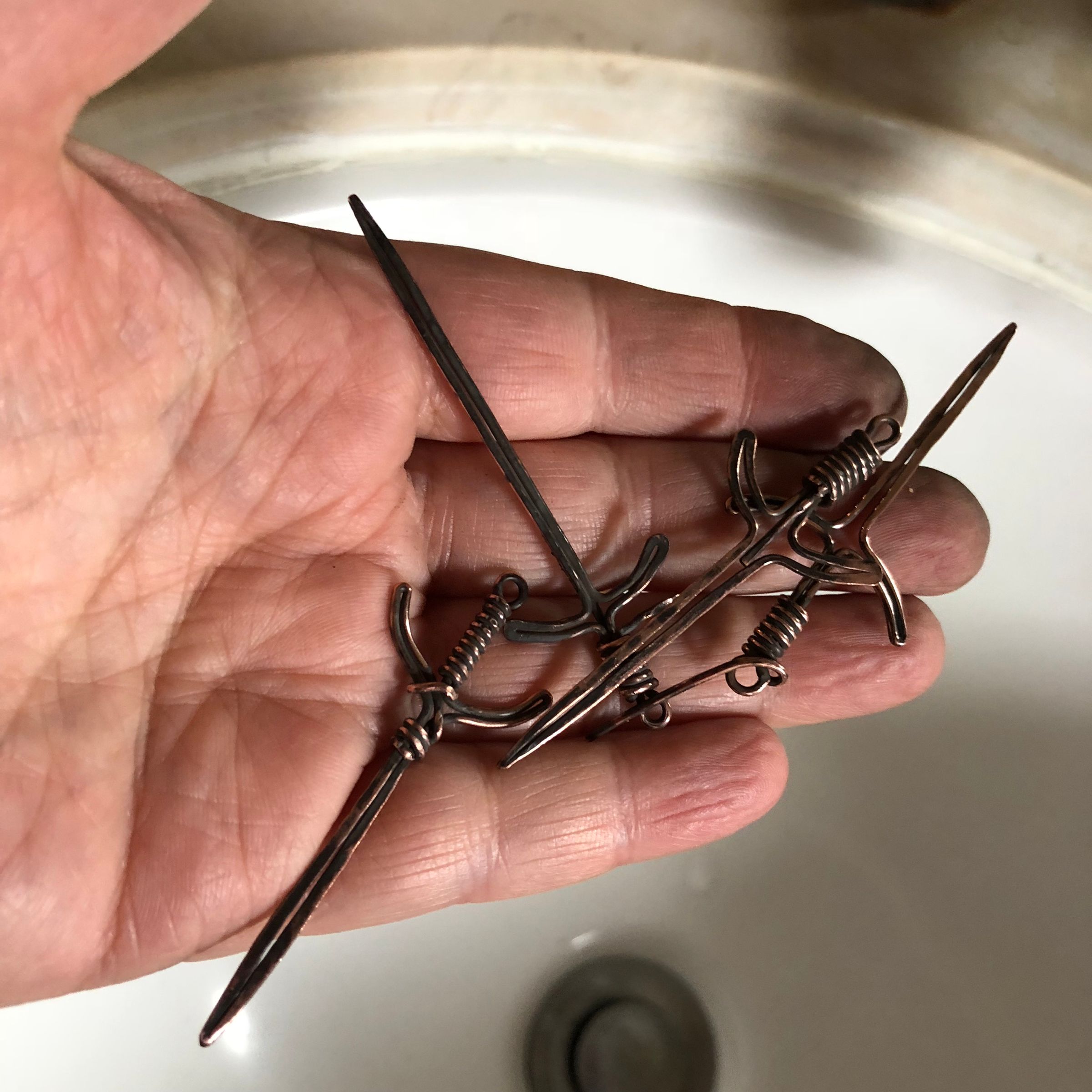 Sword Pendant Wire Wrapped Jewelry : 26 Steps (with Pictures ...