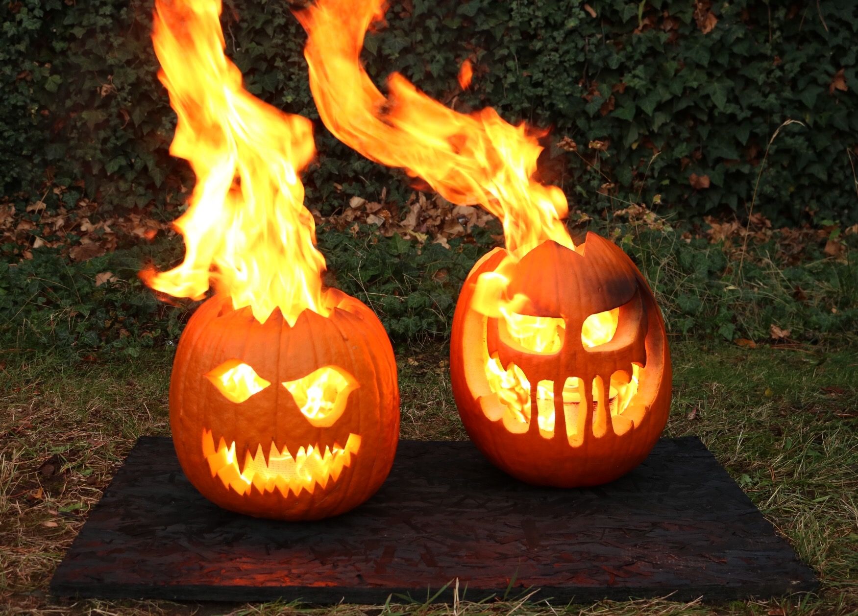 Flaming Halloween Jack-o'-lanterns : 6 Steps (with Pictures) - Instructables