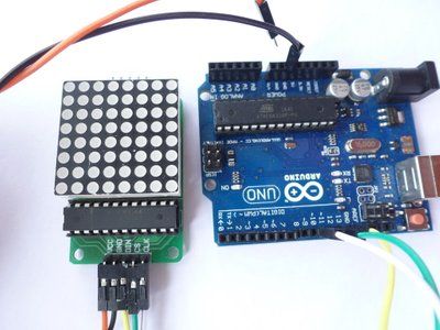 DOT Matrix (8x8) Using Arduino : 6 Steps - Instructables