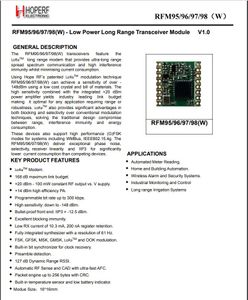 LoRa RFM98 Tutorial Ra-02 HopeRF Module Comparison : 6 Steps ...