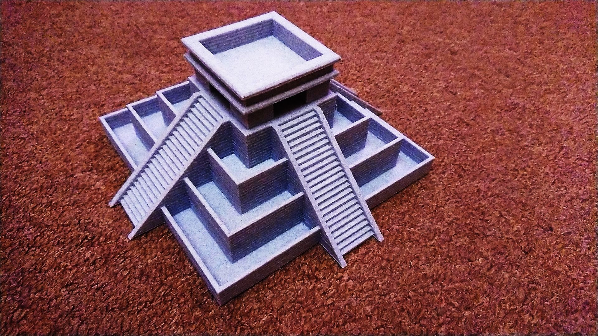 3D Printed Aztec Pyramid Plant Pot : 3 Steps - Instructables