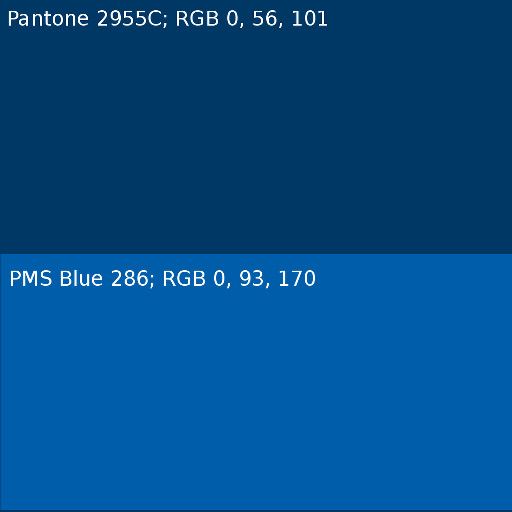 PANTONE 2955 C Color HEX Code, 51% OFF