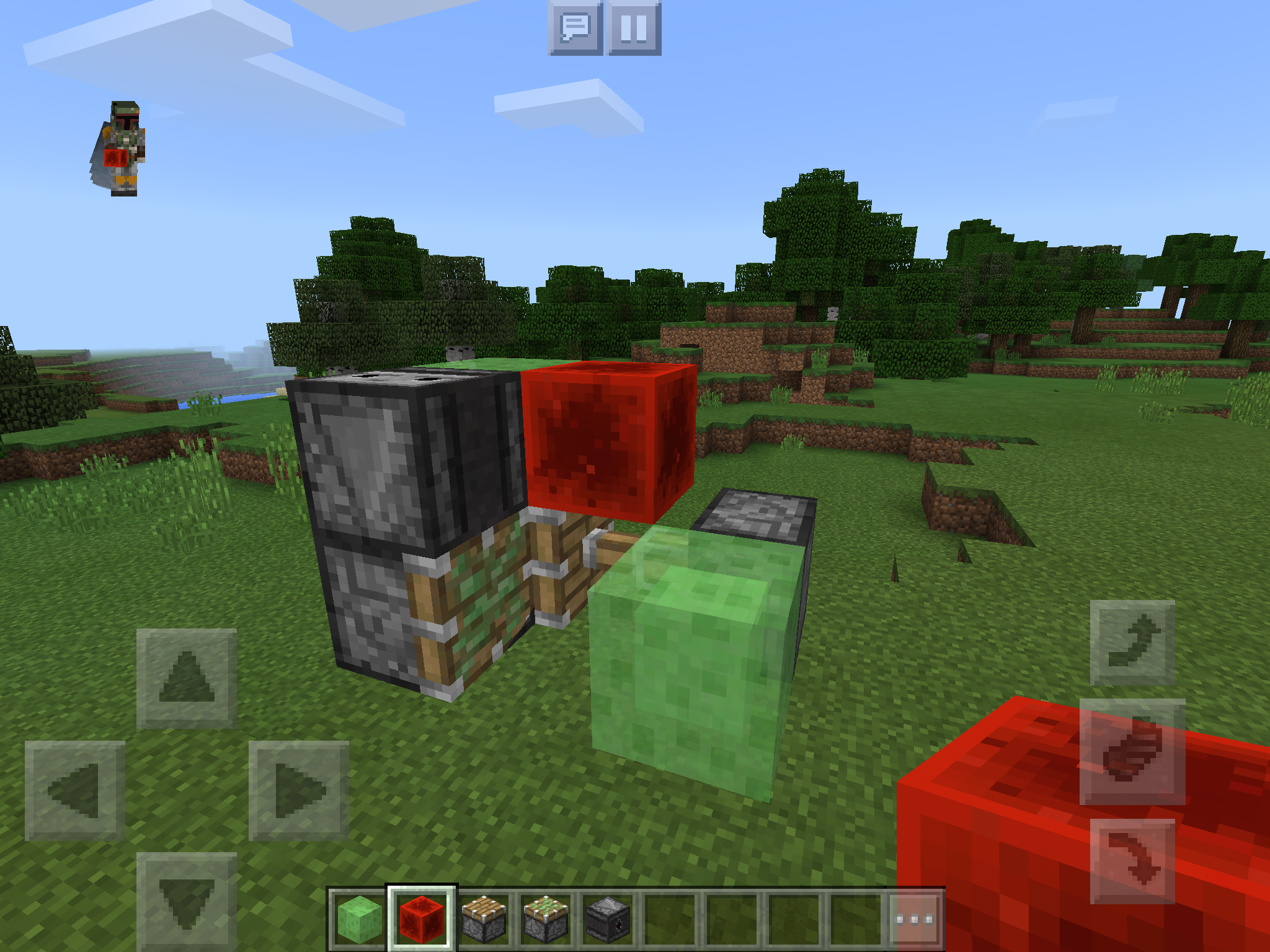 Minecraft PE Flying Machine : 4 Steps - Instructables