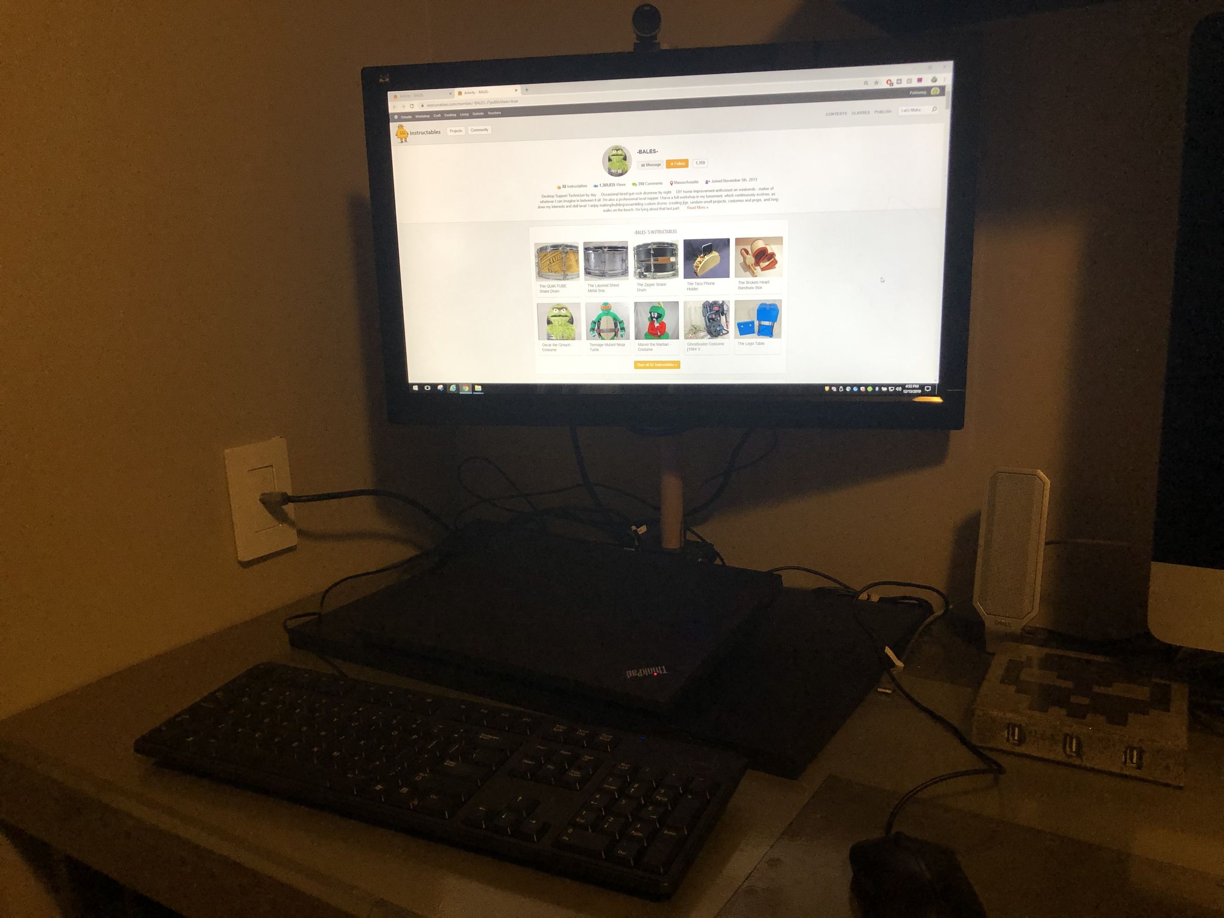 Wooden Adjustable Height Monitor Stand : 8 Steps (with Pictures ...