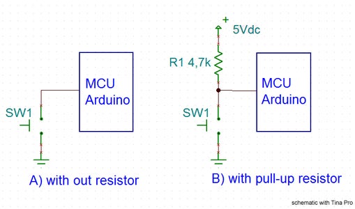 Understanding the Pull-up/Pull-down Resistors With Arduino : 6 Steps ...