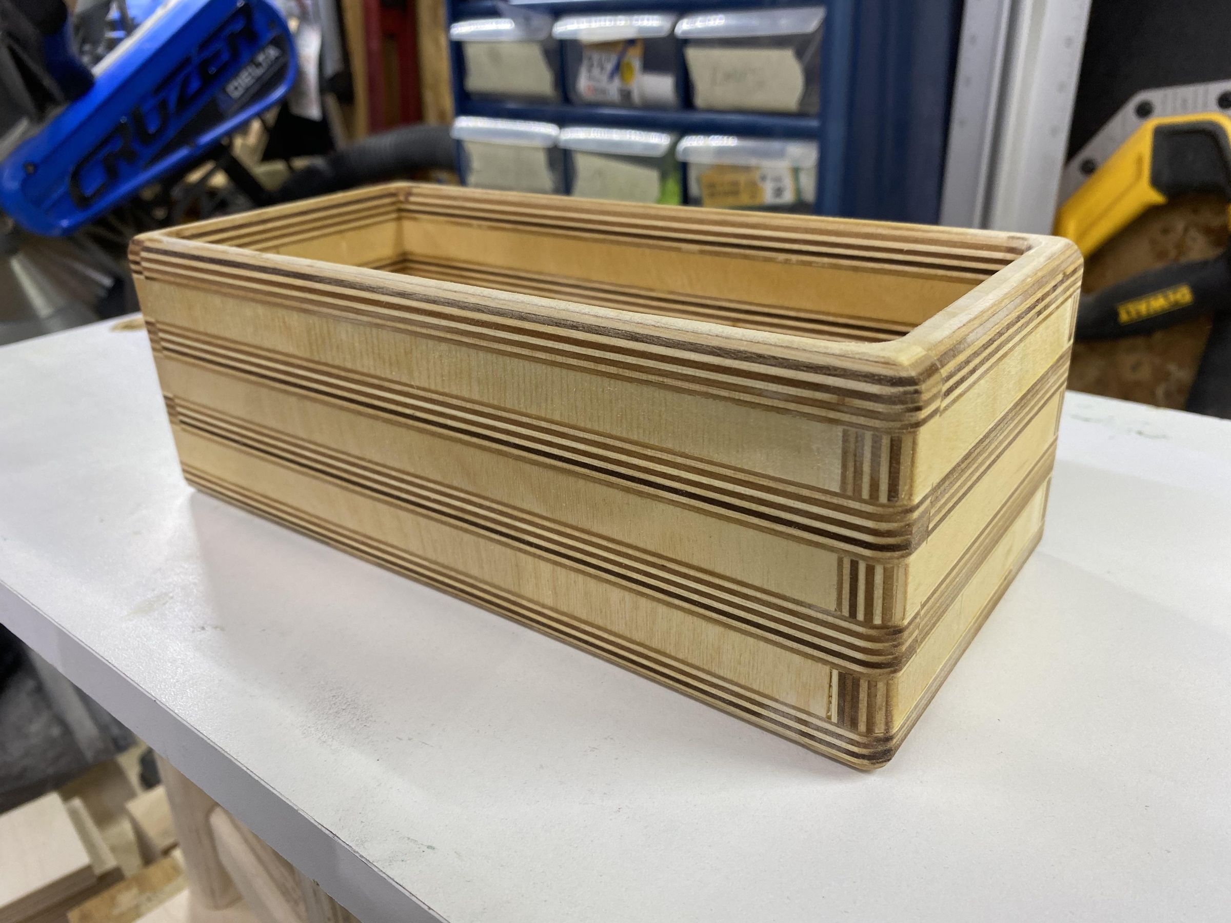 Patterned Plywood Boxes With No Jig Box Joints : 8 Steps (with Pictures ...