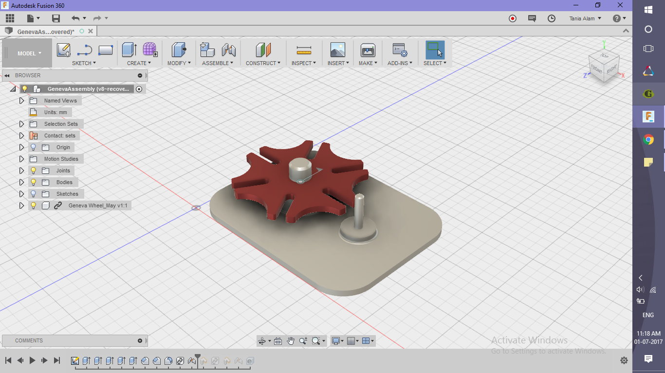 Using Fusion 360 to Understand the Geneva Mechanism : 8 Steps ...