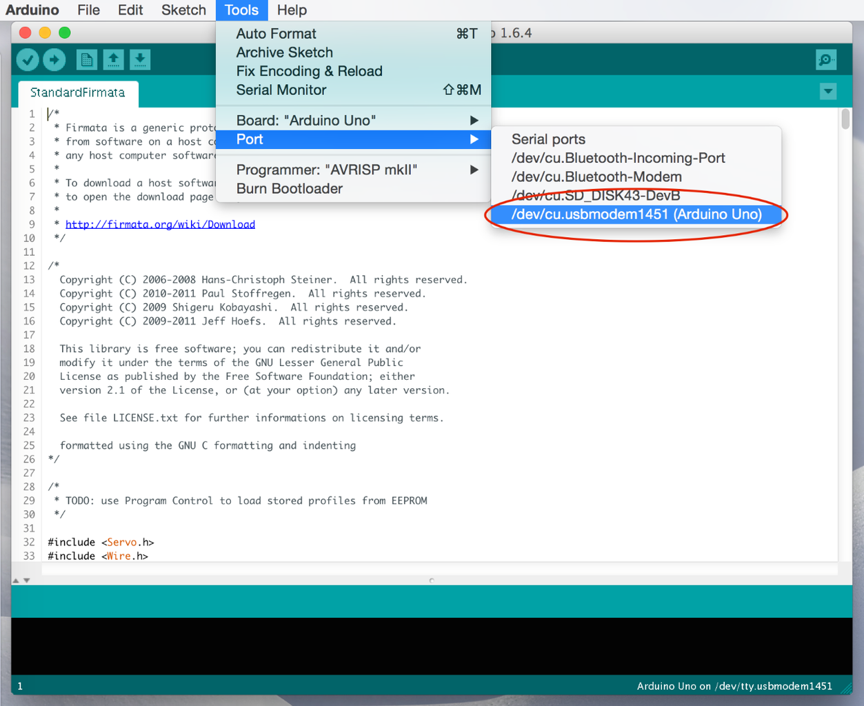 Arduino Installing Standard Firmata 6 Steps Instructables