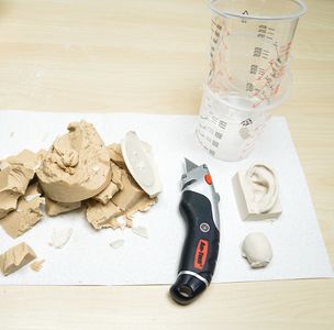How to Cast an Ear in Plaster | DIY Earring Display Stand for Jewellery ...