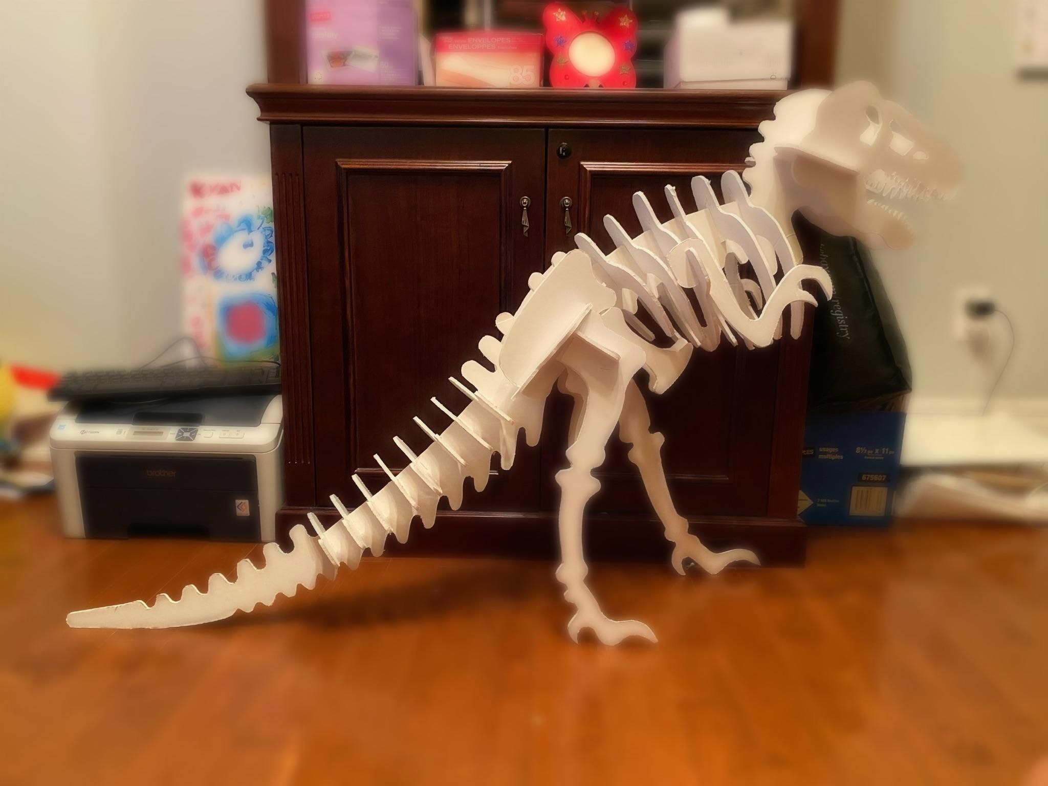 Build a 6'-0" Tall Wooden T-Rex Model : 7 Steps (with Pictures ...