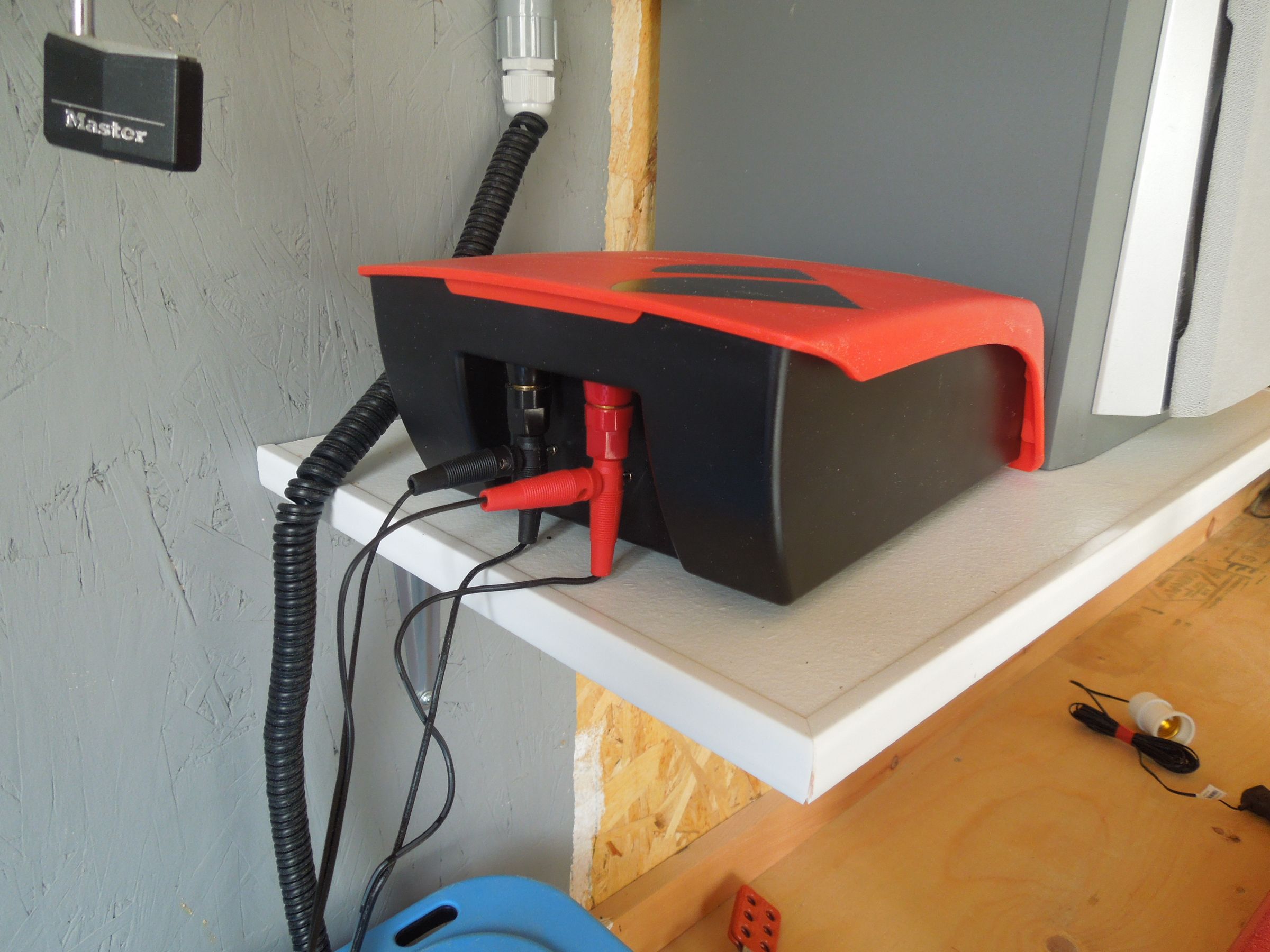 "Off Grid" DC Solar Electric Garage Lighting... Hard Wired and Fully ...