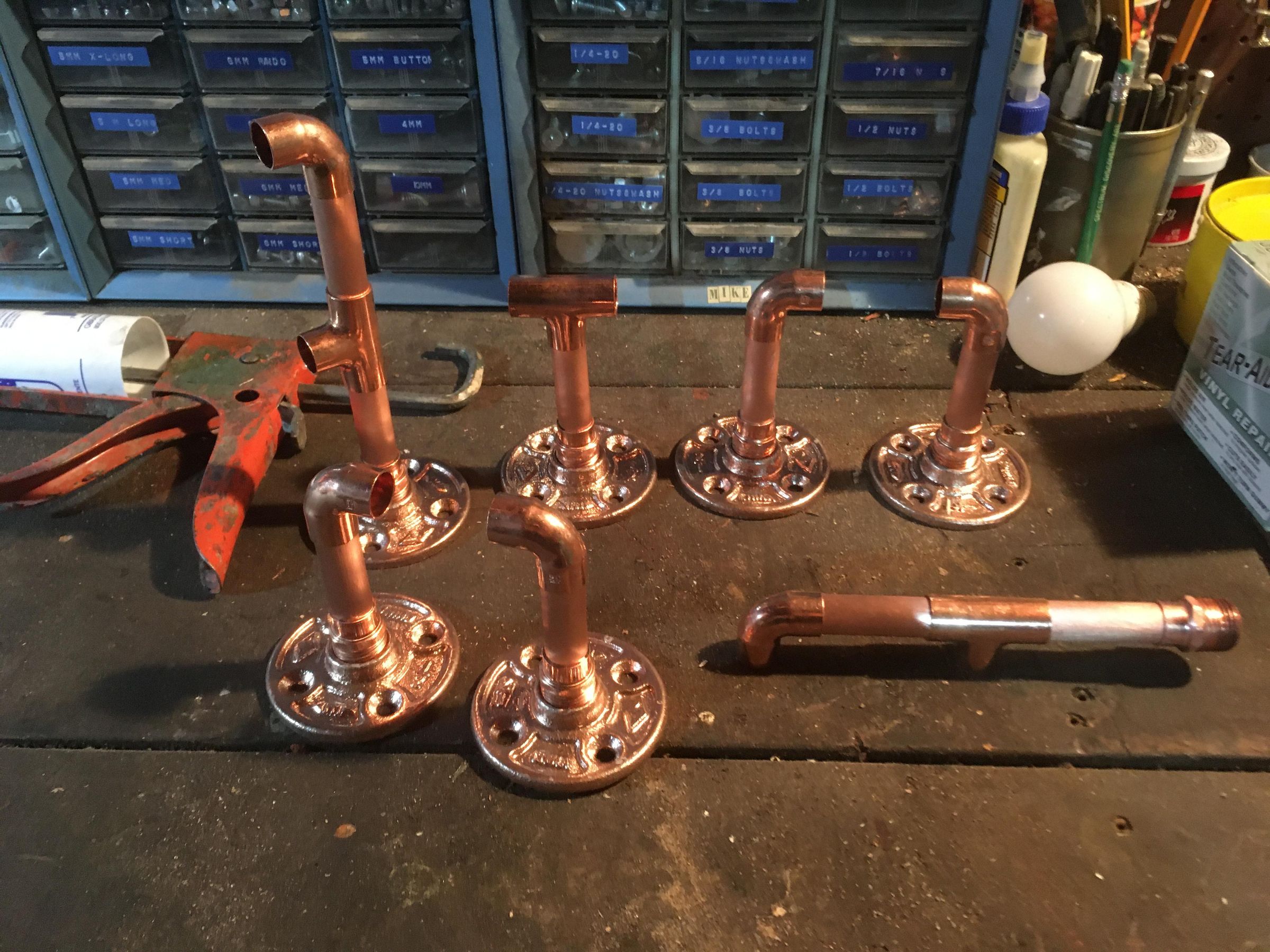 Brushed Copper Curtain Rods From Plumbing Parts : 9 Steps (with ...