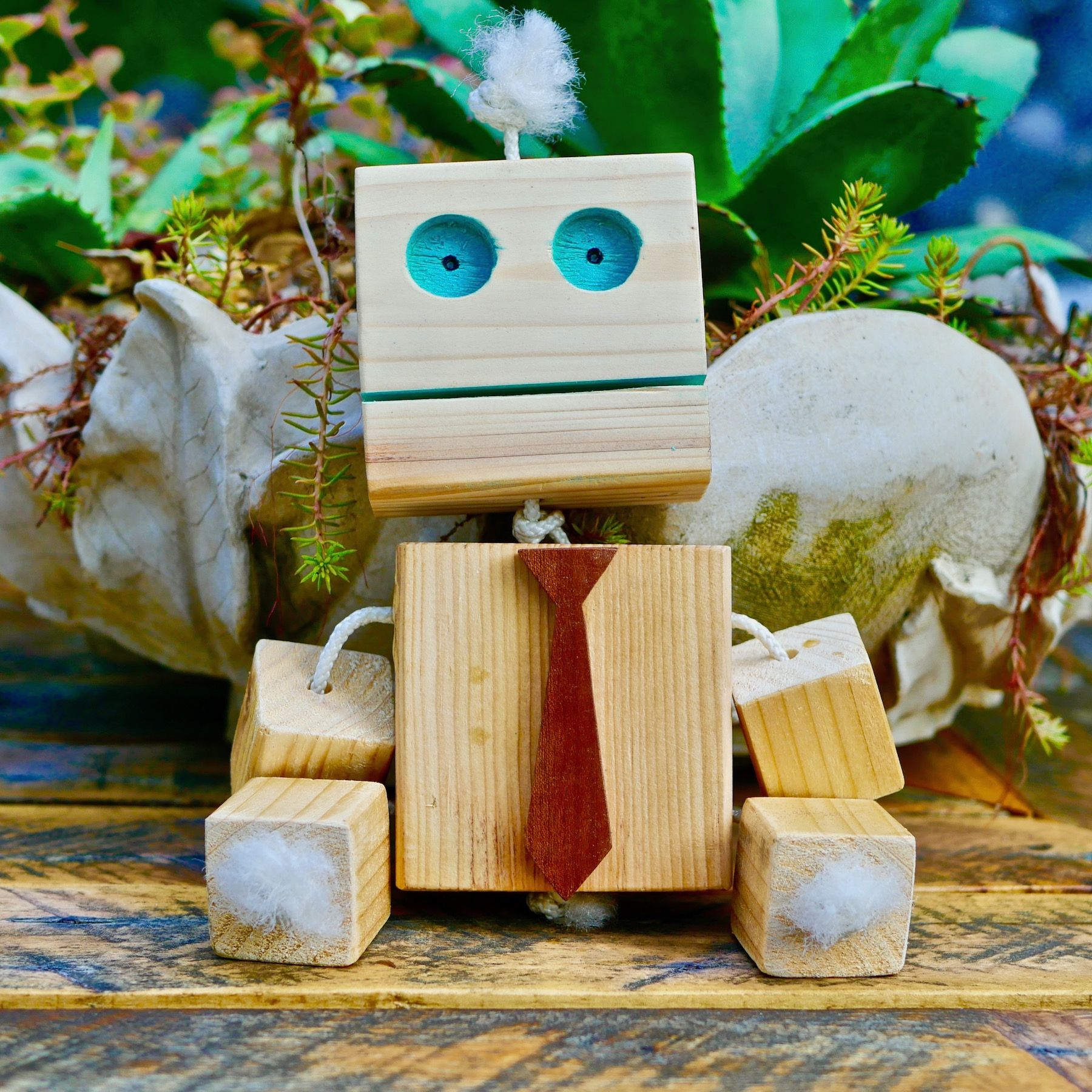 Wooden Robot DIY Homemade Toy : 9 Steps (with Pictures) - Instructables