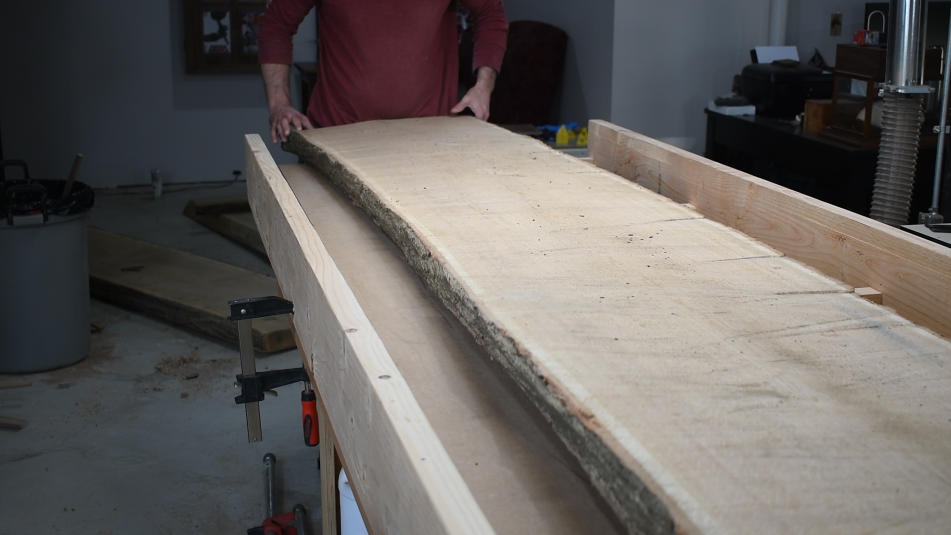Flattening a Chainsaw Milled Slab : 9 Steps (with Pictures) - Instructables