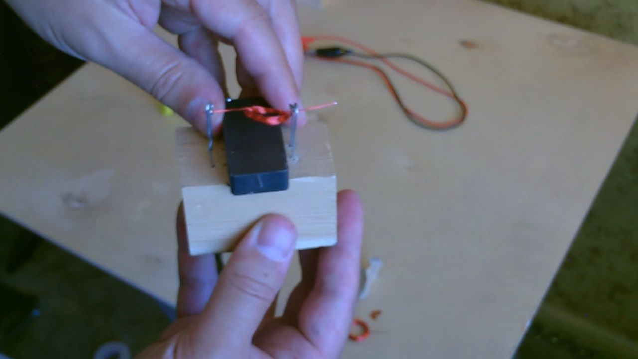 Homemade DC Motor! - How to Make a Simple DC Motor! - Simple DIY ...