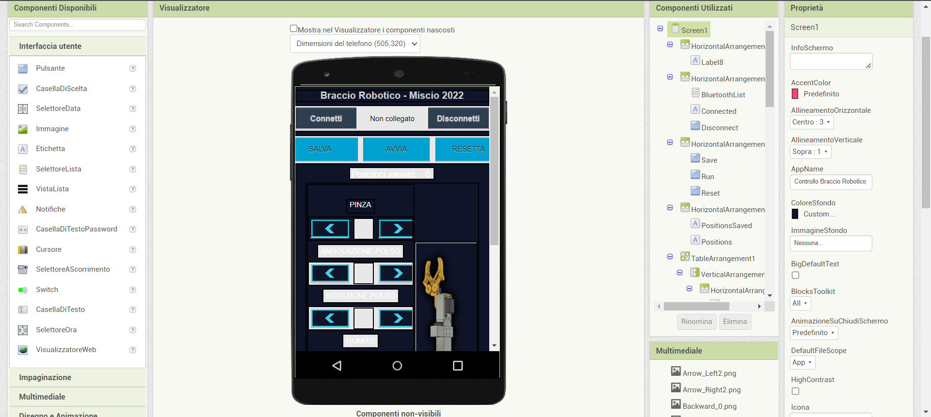 Arduino Robotic Arm Controlled by Touch Interface - Share Project - PCBWay