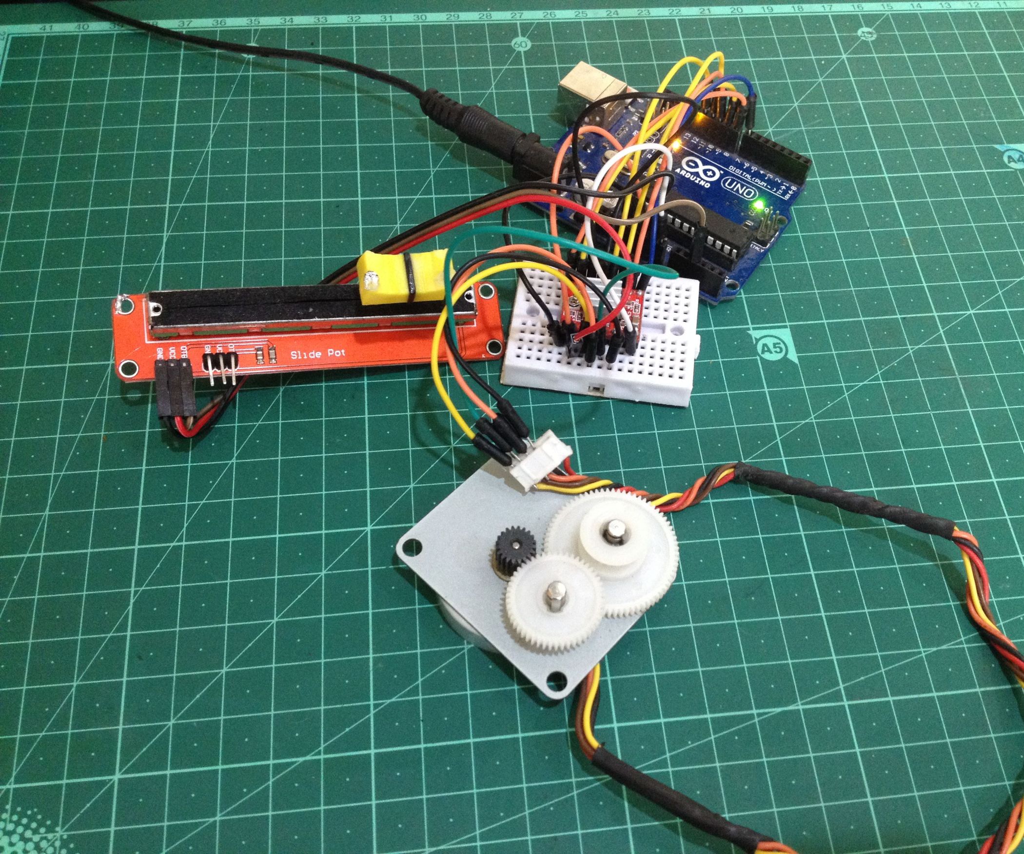 How to Control a Stepper Motor With a Potentiometer. : 5 Steps ...