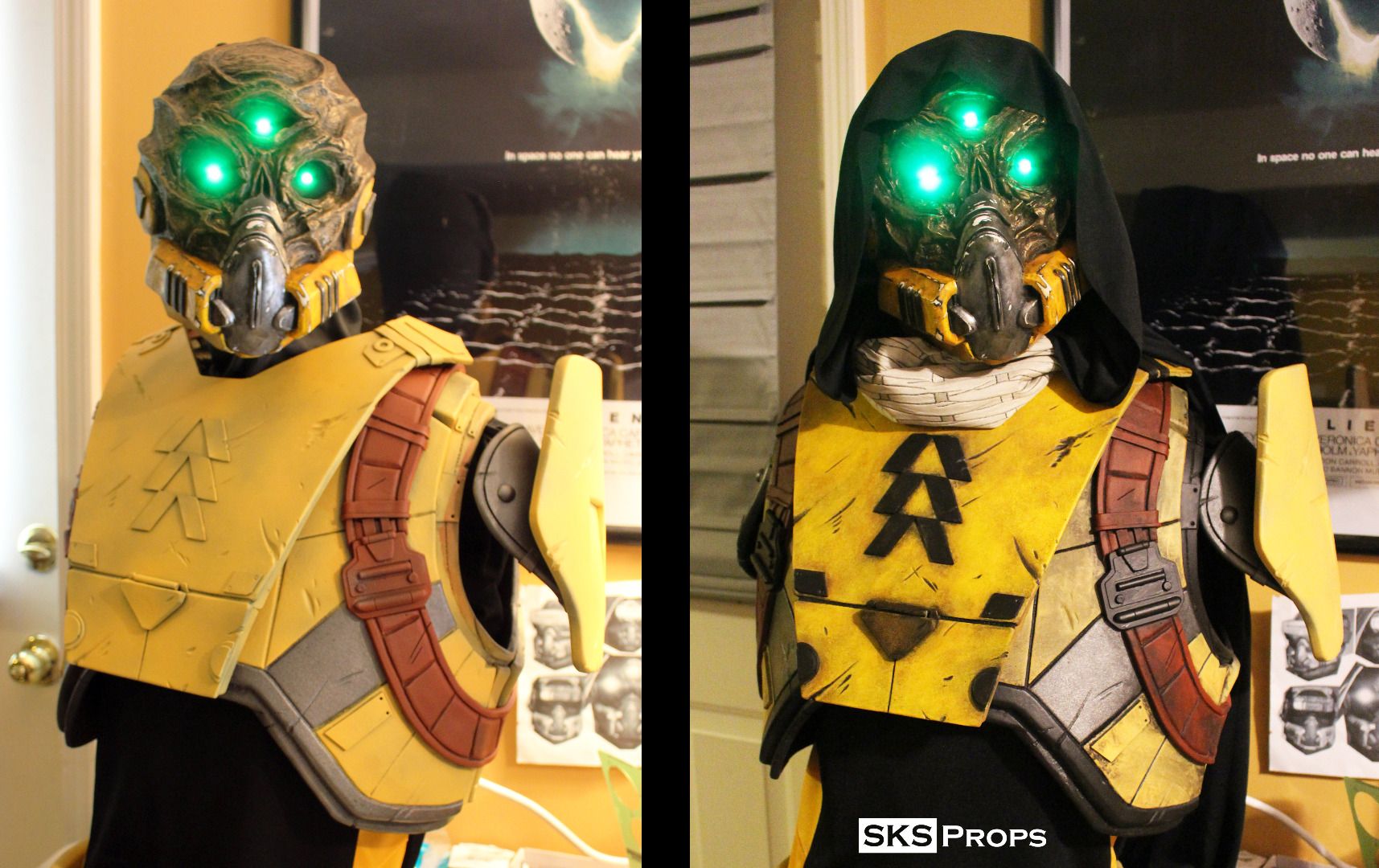 Destiny Hunter Mask and Armor Cosplay Build - SKS Props : 14 Steps ...