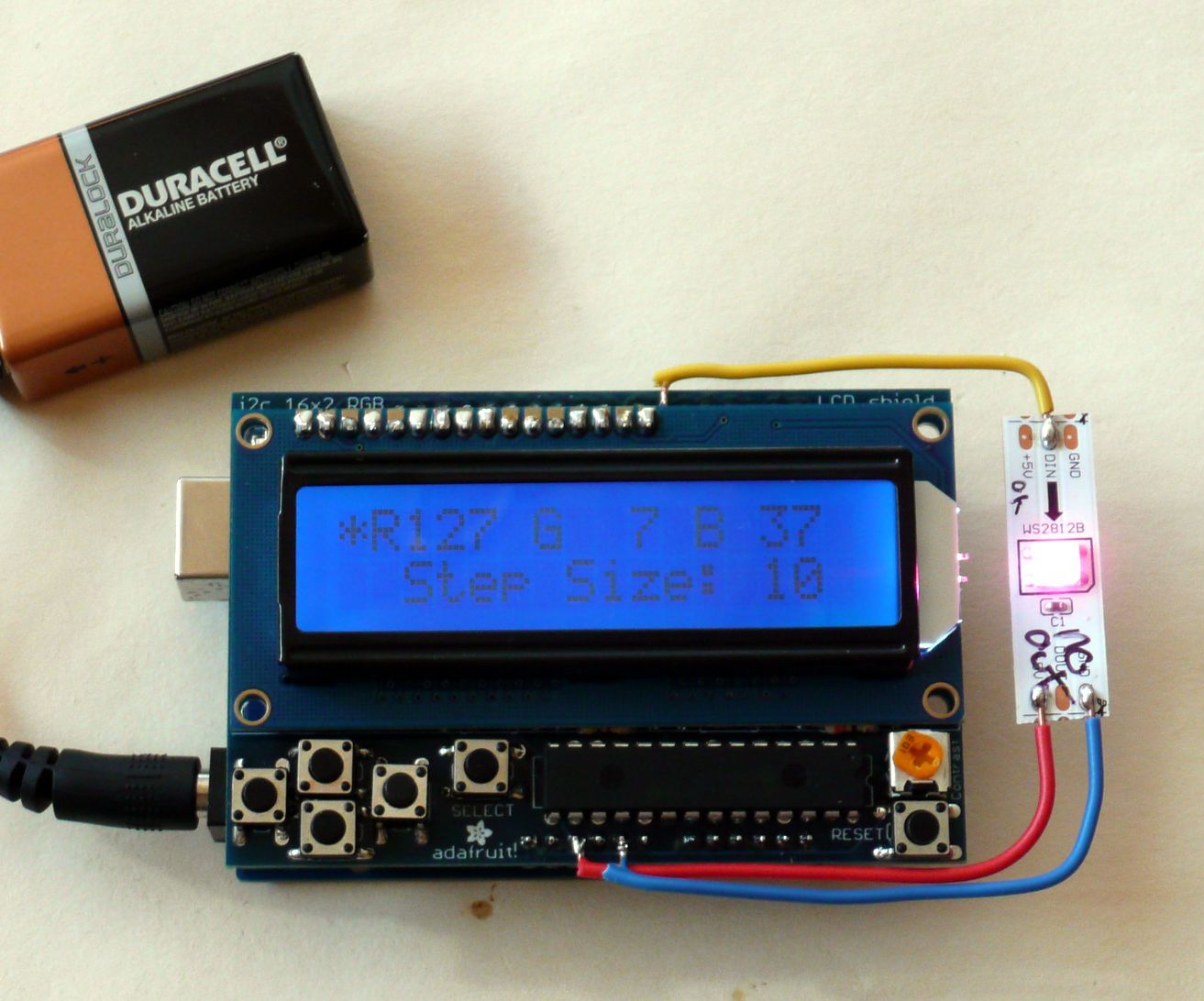 rgb led color selector / picker / chooser DIY Project - Step-by-Step ...
