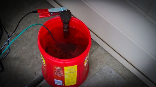 Electrolysis for Rust Removal – Coffee Container : 17 Steps (with ...
