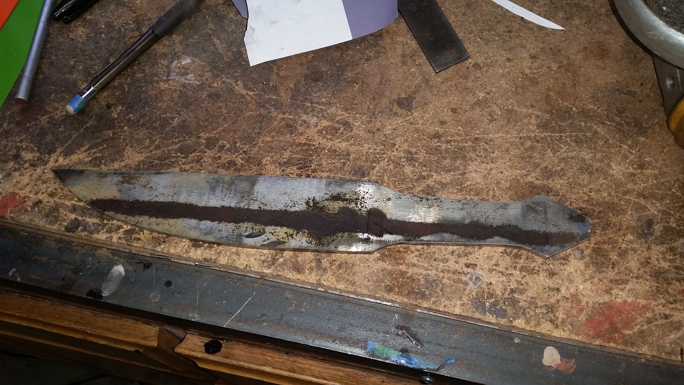 Bowie Knife From Leaf Spring : 9 Steps (with Pictures) - Instructables