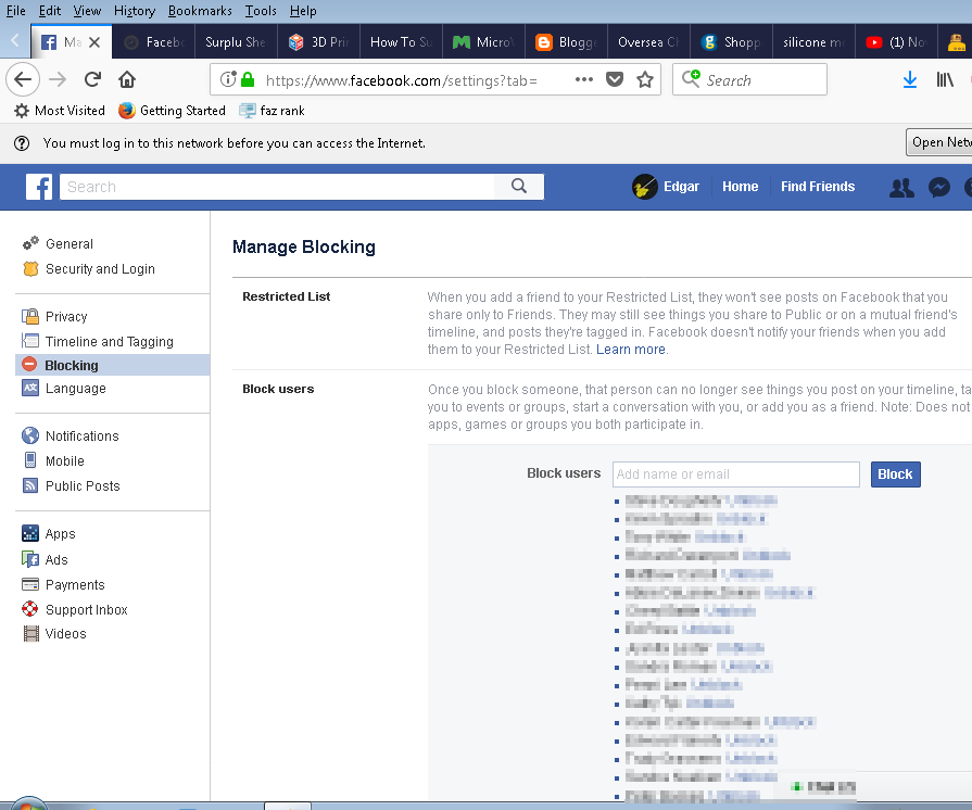 How to Block on Facebook, Fast! : 5 Steps - Instructables