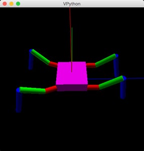 [vPython] Spider Robot Simulator : 4 Steps - Instructables