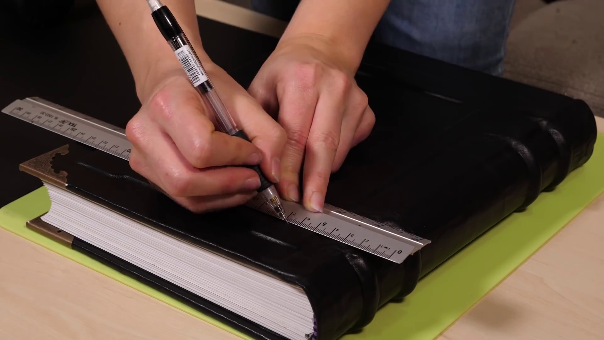 Black Magic Leather Grimoire - Bookbinding Tutorial : 17 Steps (with ...