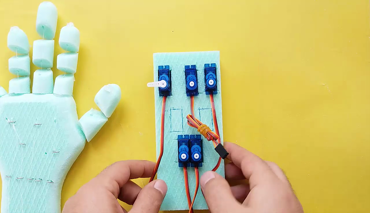 Arduino - Make a Robotic Hand (Low Cost) : 6 Steps (with Pictures ...