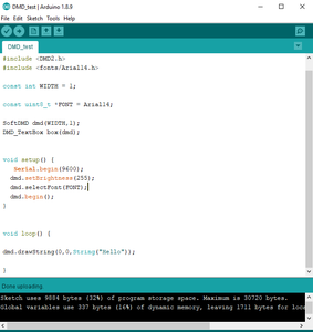 P10 Led (DMD) Using Arduino Nano V.3 : 4 Steps - Instructables