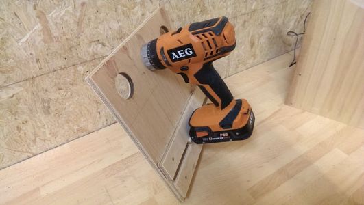 My Not Hanging Cordless Drill Storage - Instructables
