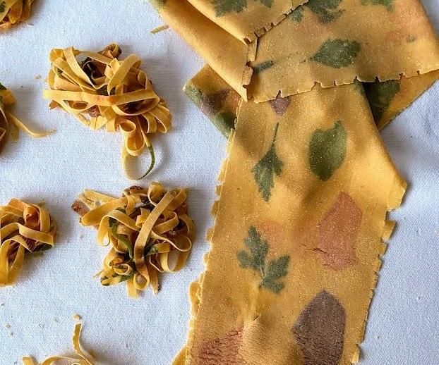 Home-made Pasta Laminated With Edible Flowers and Herbs : 8 Steps (with ...