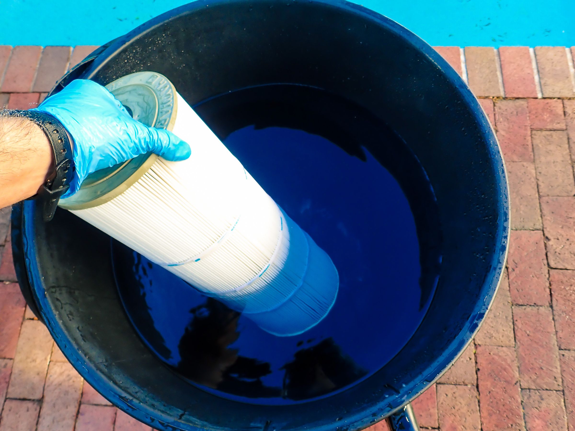How to Clean a Pool Cartridge Filter System : 15 Steps (with Pictures ...