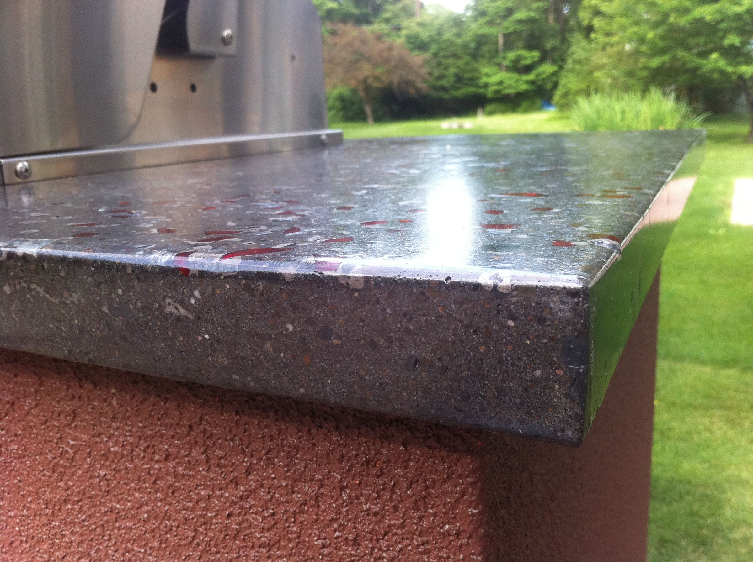 Outdoor Kitchen With Concrete Countertops : 8 Steps (with Pictures ...
