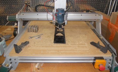 Make a 3D Printer Using a CNC Router - the "Deltabot" : 26 Steps (with ...