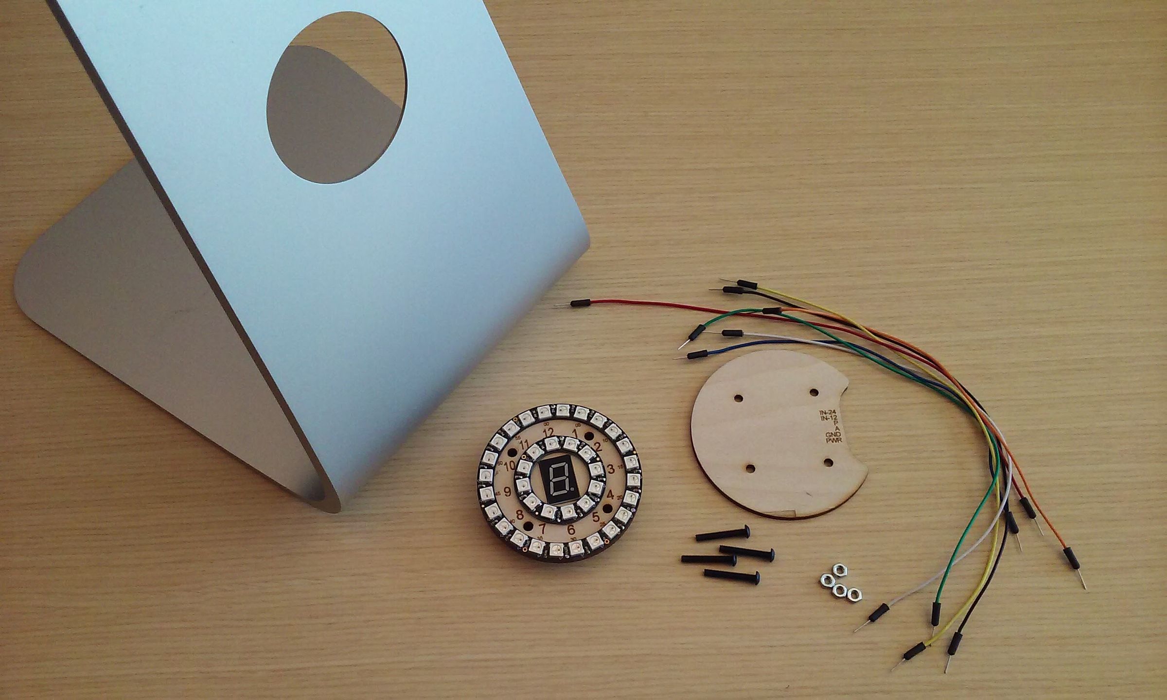 Desktop NeoPixel Clock : 11 Steps (with Pictures) - Instructables